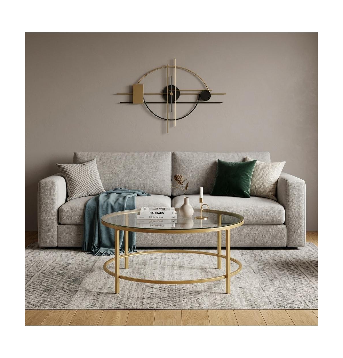 Click here for HomeRoots 36 Clear Glass Round Coffee Table prices