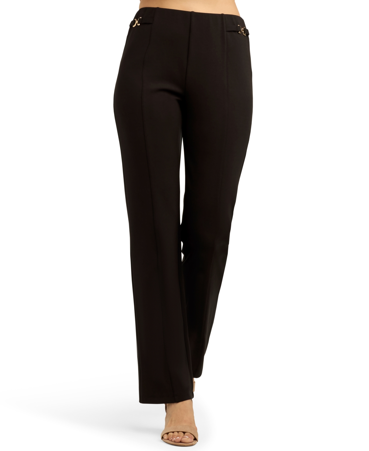 Click here for Bcx Juniors Mid-Rise Flare Pull-On Pants - Black prices