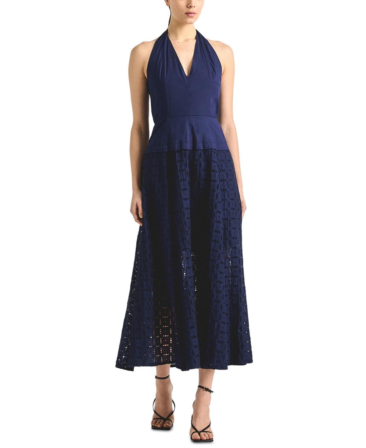 Click here for Derek Lam 10 Crosby Womens Aris Eyelet Halter Neck... prices
