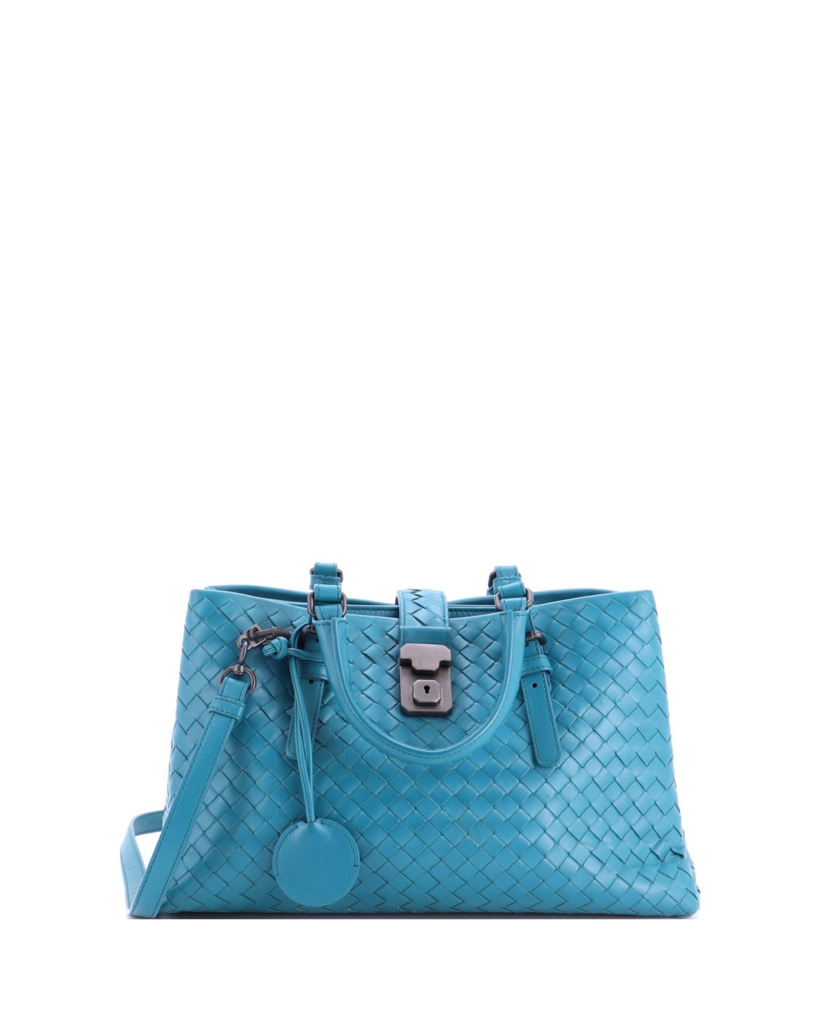 Click here for Pre-Owned Bottega Veneta Small Roma Bag Intrecciat... prices