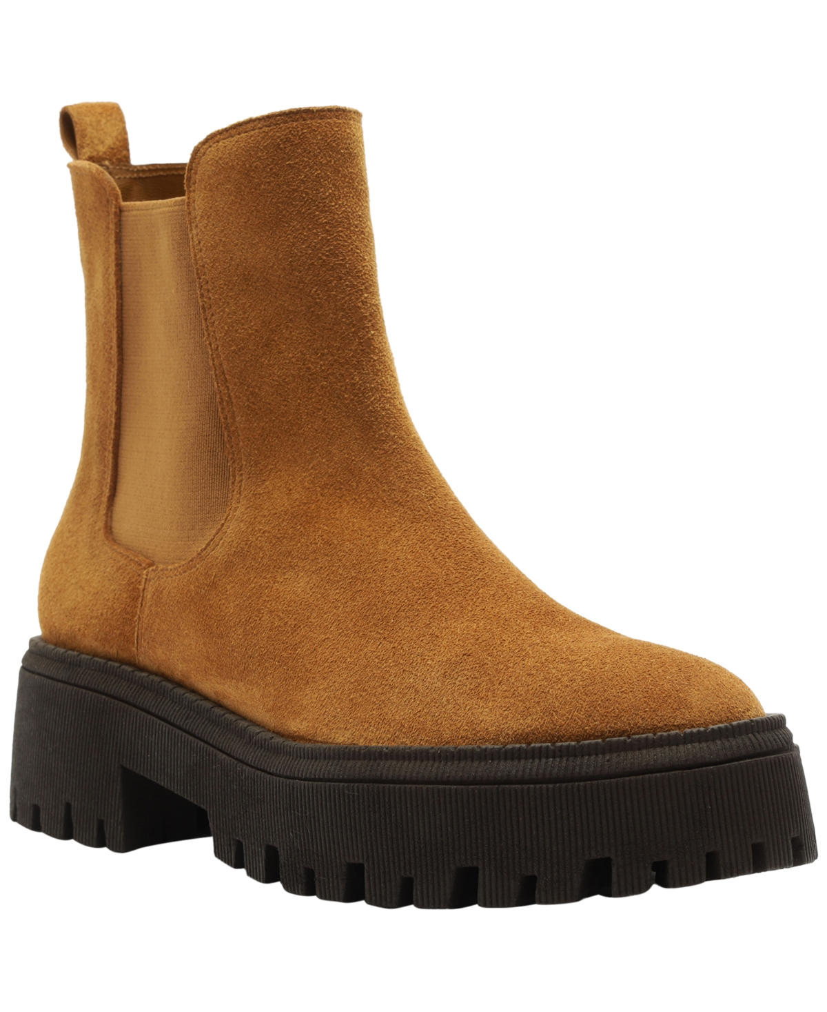Click here for Arezzo Womens Annie Low Block Lug Sole Booties - S... prices