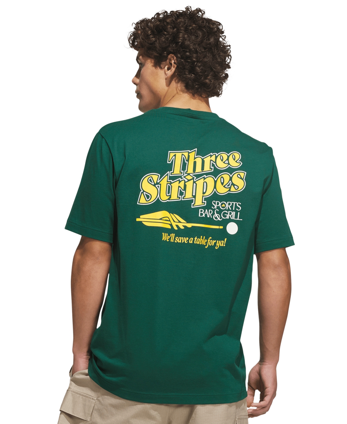 Click here for adidas Mens Sports Bar Pool Graphic Crewneck T-Shi... prices