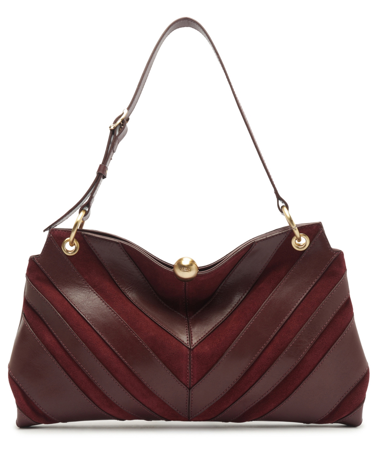 Click here for Arezzo Aurora Large Leather Shoulder Handbag - Fre... prices
