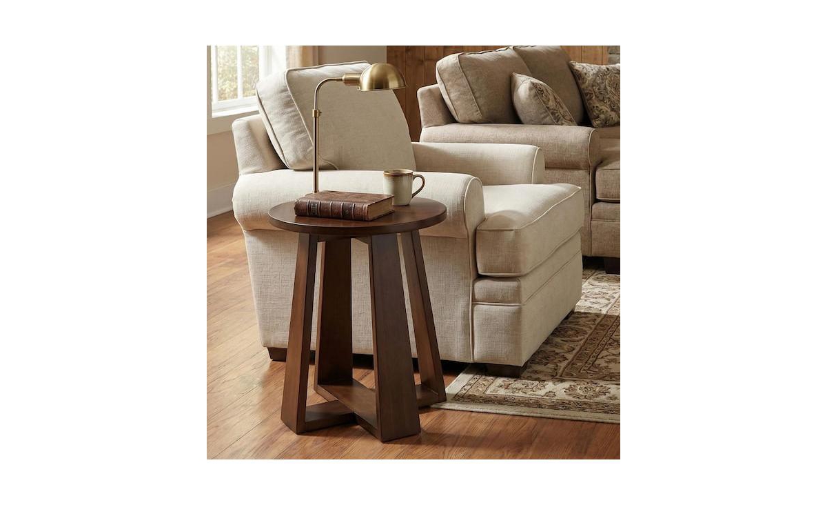 Click here for Tribesigns 19.7 in. Walnut Round End Table  Mdf Si... prices