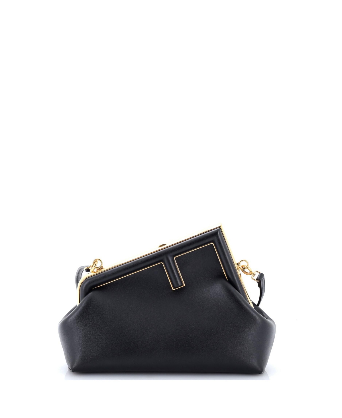 Click here for Pre-Owned Fendi Small First Bag Leather - Black prices