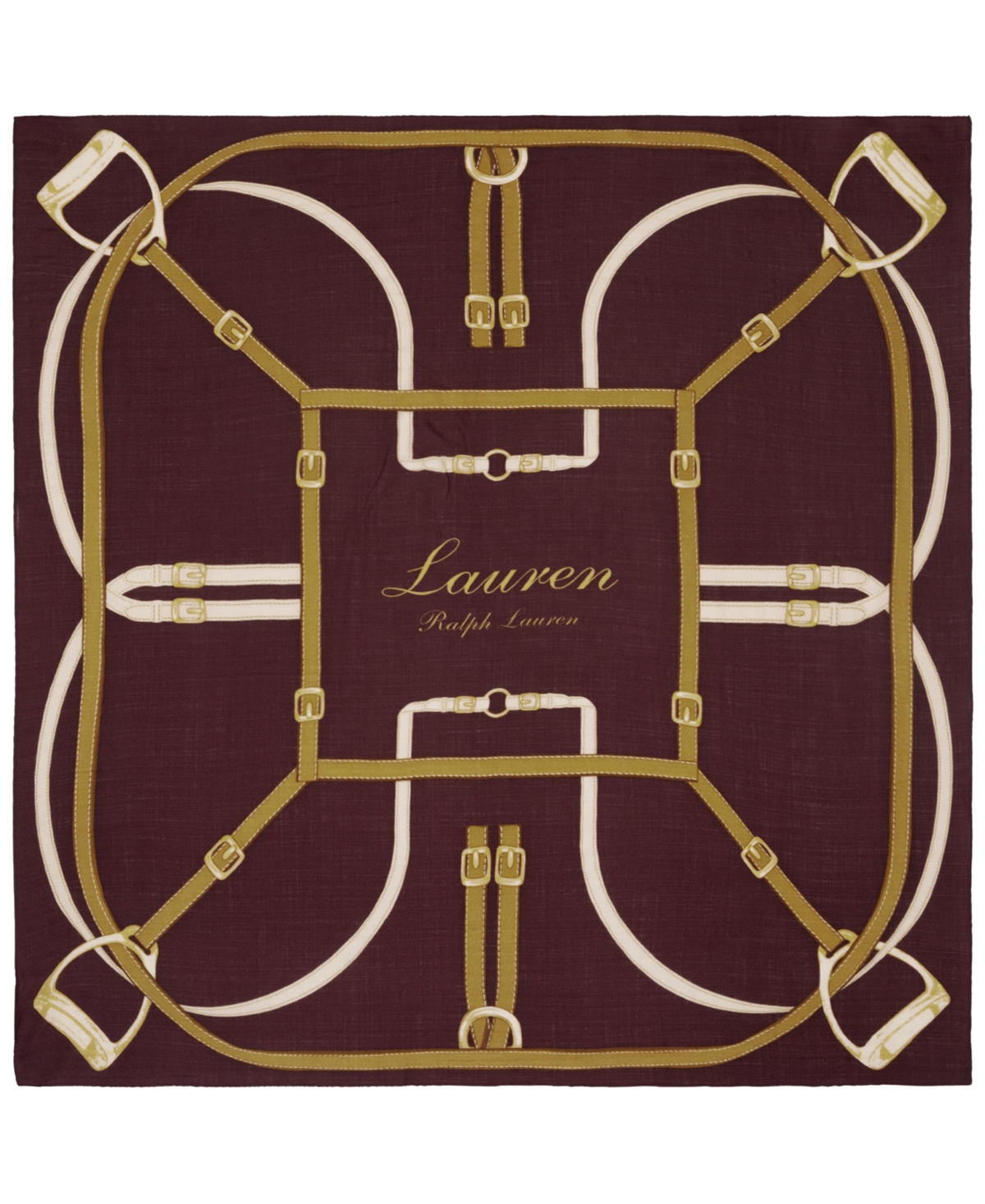 Click here for Lauren Ralph Lauren Belting Large Square Scarf - D... prices