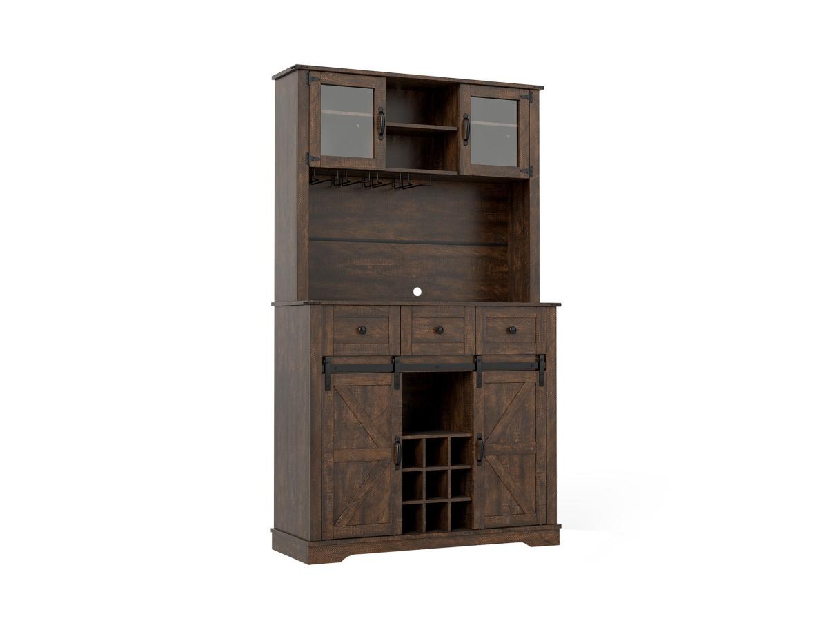 Click here for Slickblue Home Coffee Bar Cabinet with Drawers  Sl... prices