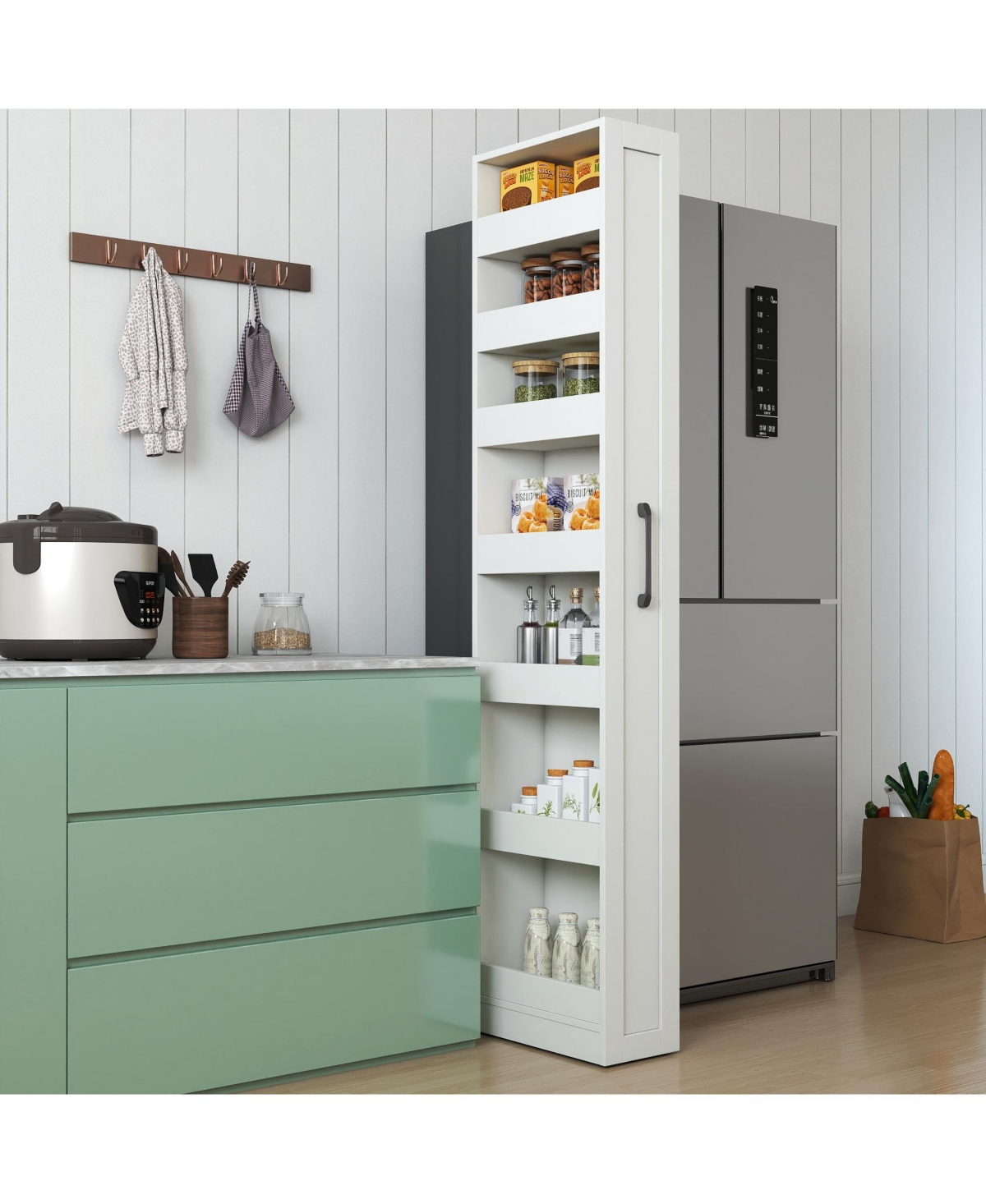 Click here for Flynama 7 Tier Slim Pull Out Storage Shelf Narrow... prices