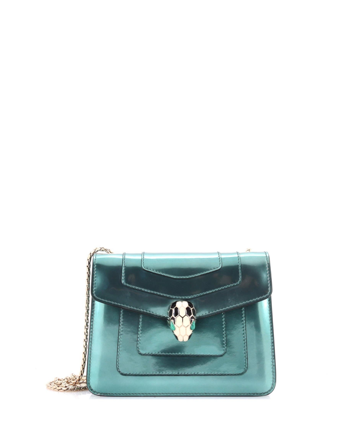 Click here for Pre-Owned Bvlgari Small Serpenti Forever Square Sh... prices