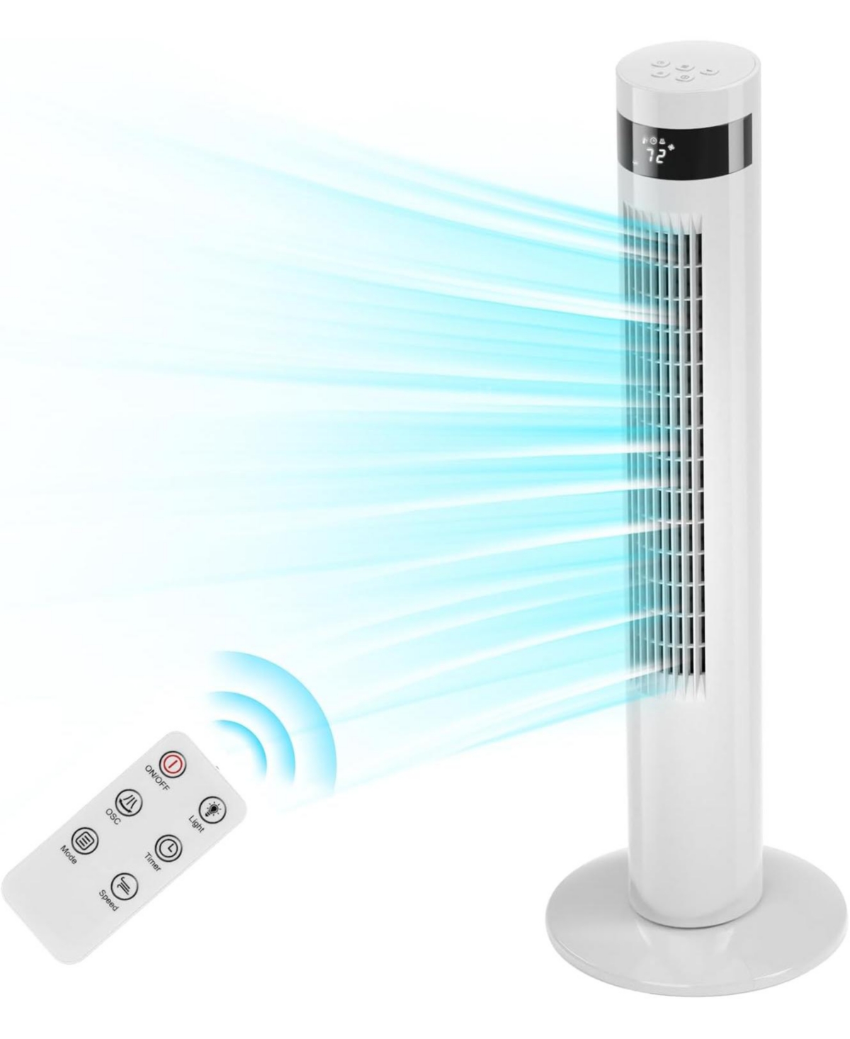Click here for Cowsar 36 Bladeless Tower Fan with Remote  Quiet C... prices