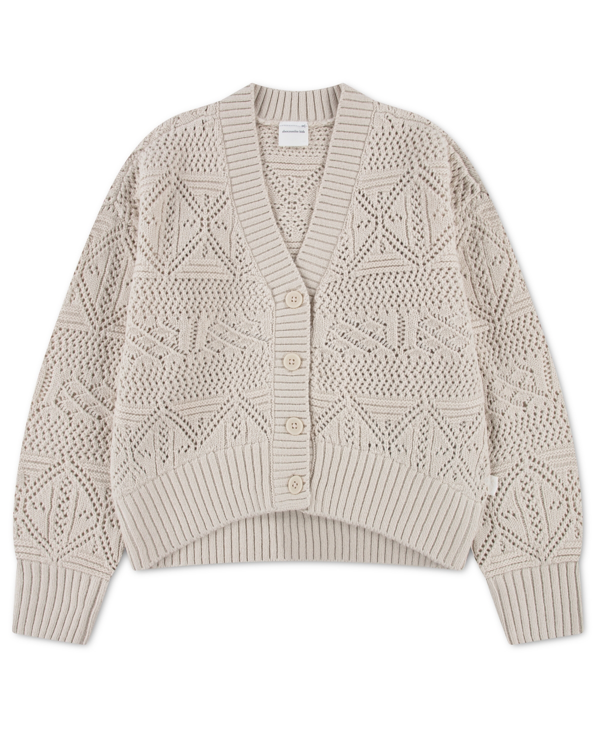 Click here for abercrombie kids Girls 5-16 Pointelle Tie-Front Ca... prices
