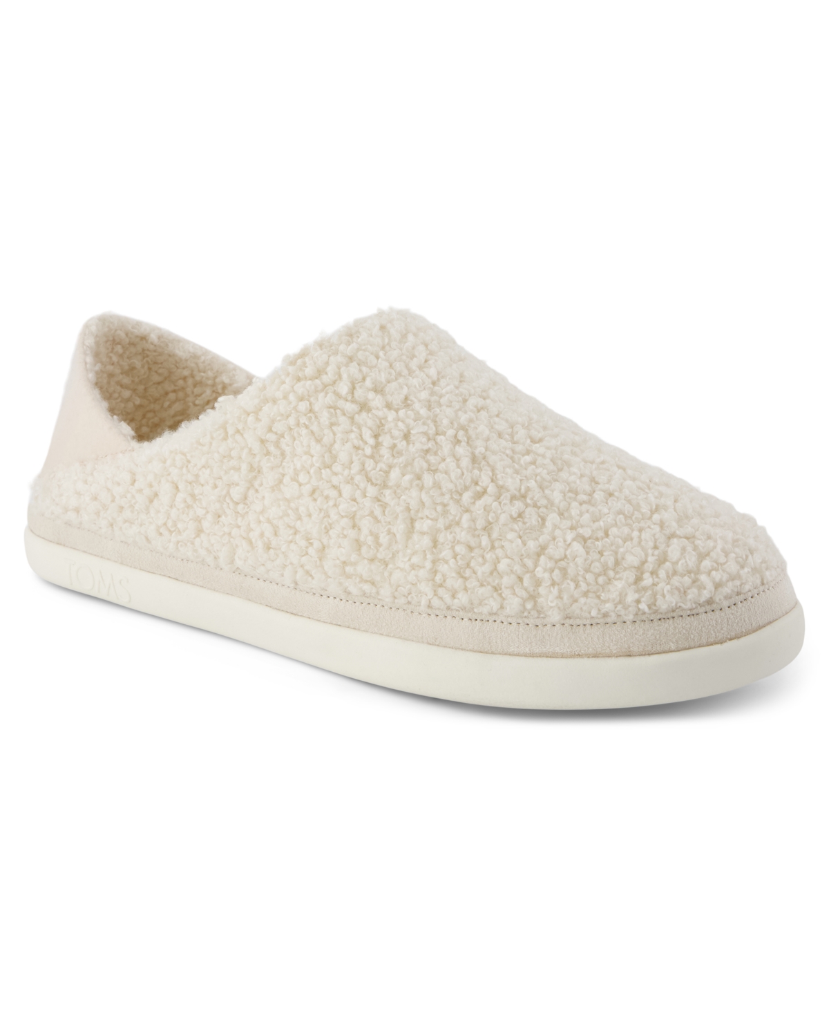 Click here for Toms Womens Ezra Slip-On Slippers - Natural Faux S... prices