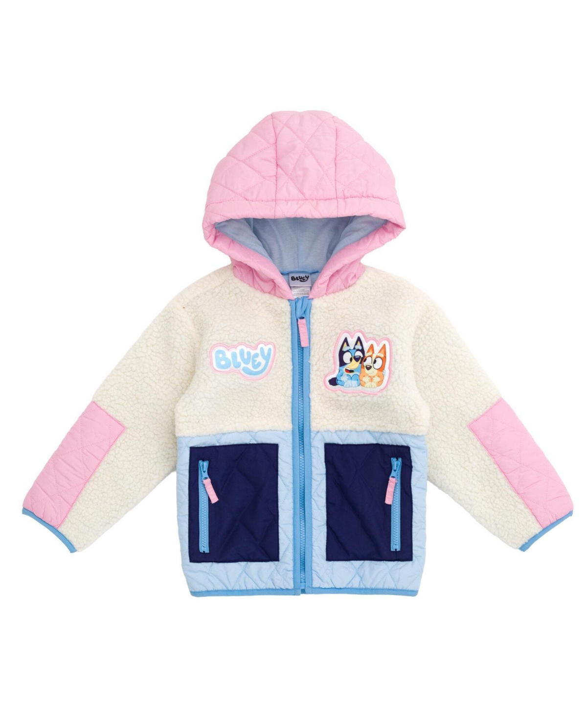 Click here for Bluey Girls (5 - 15) Hooded Fleece Jacket - Bluey... prices