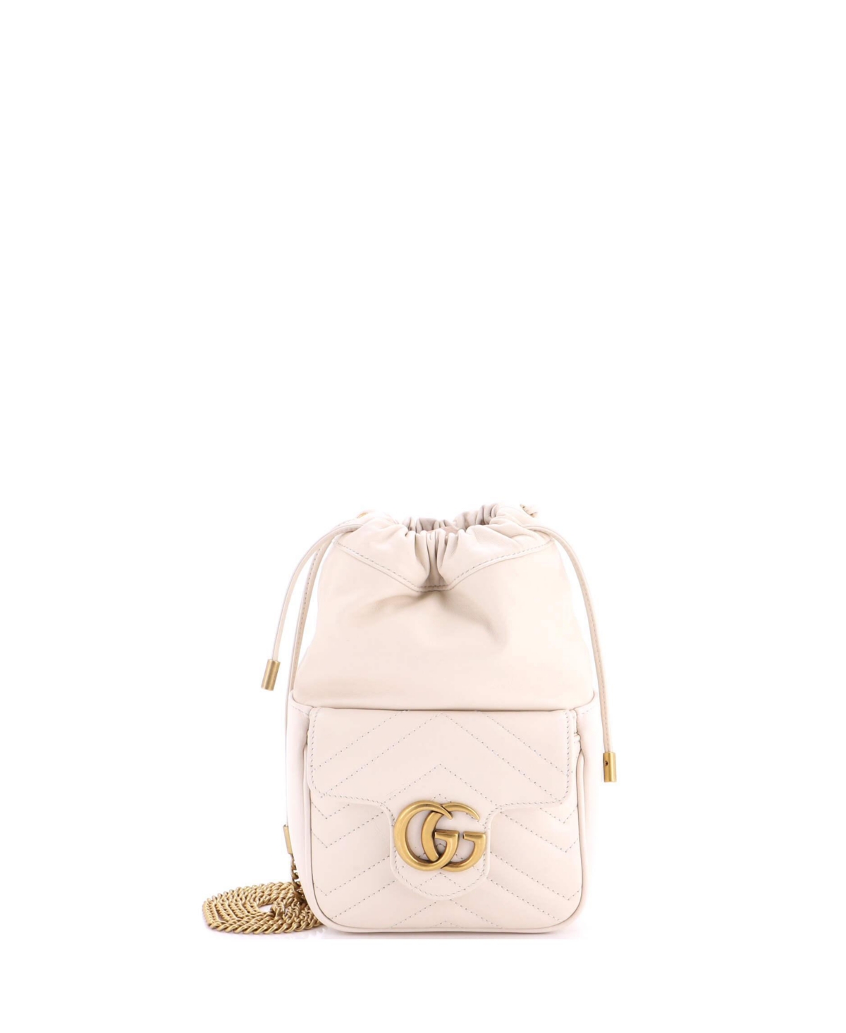 Click here for Pre-Owned Gucci Mini Gg Marmont Front Pocket Bucke... prices