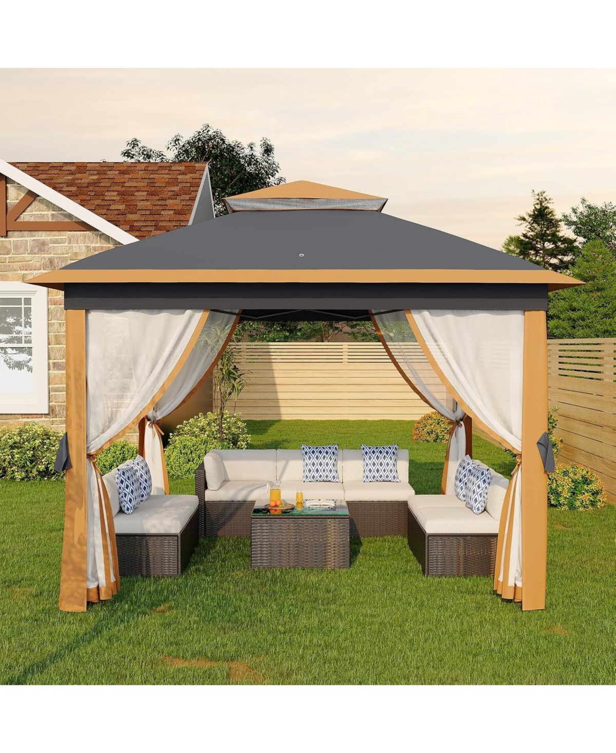 Click here for gaomon Pop-Up Gazebo  Instant Outdoor Canopy Tent... prices