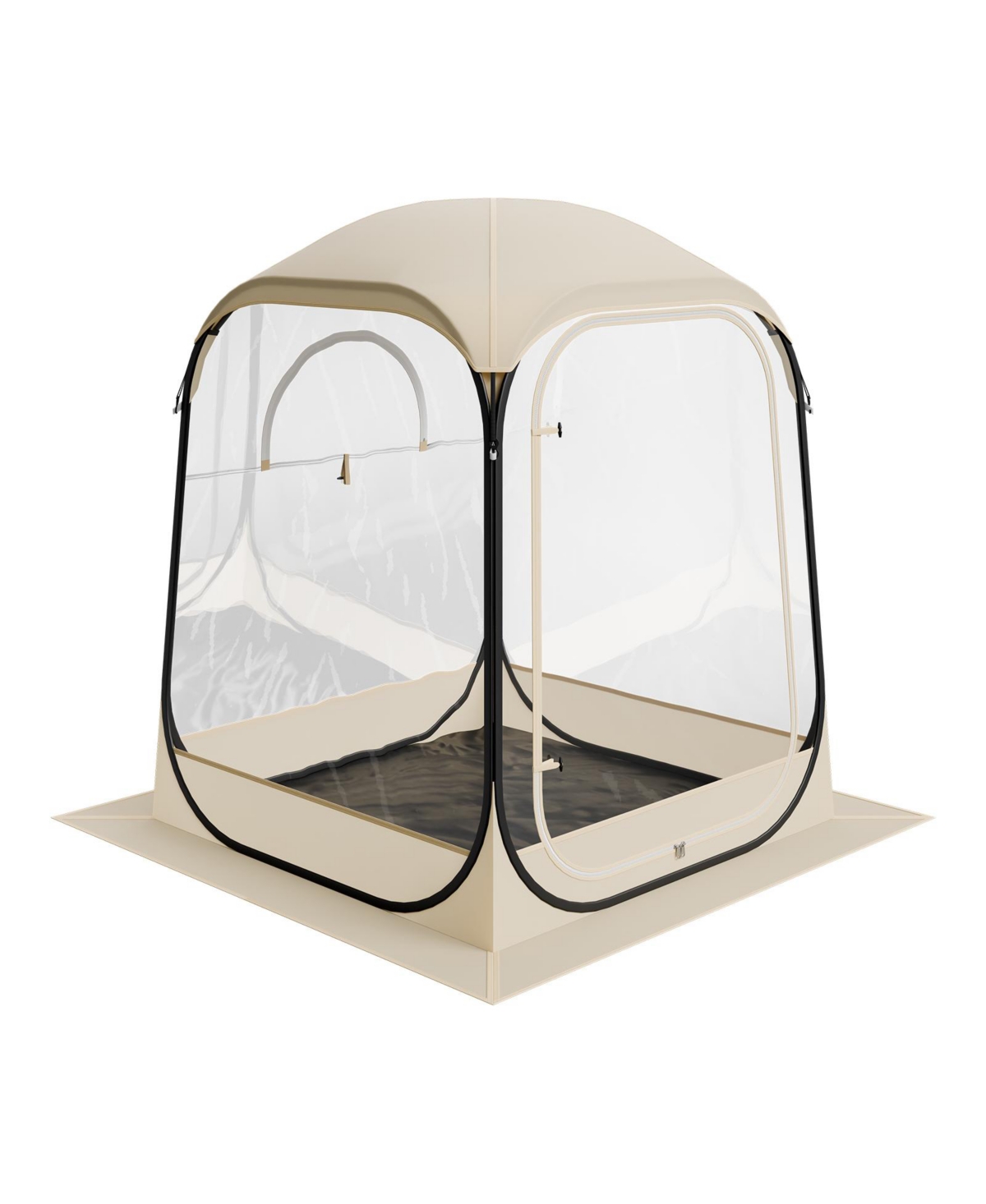 Click here for Vevor Pop up Sports Tent 50x50 in Outdoor Clear Bu... prices