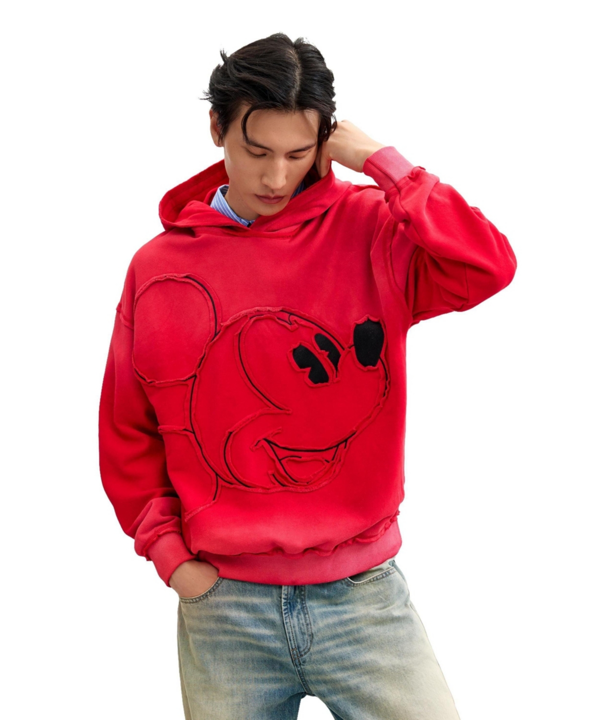 Click here for Desigual Mens Embroidered Mickey sweatshirt - Brig... prices