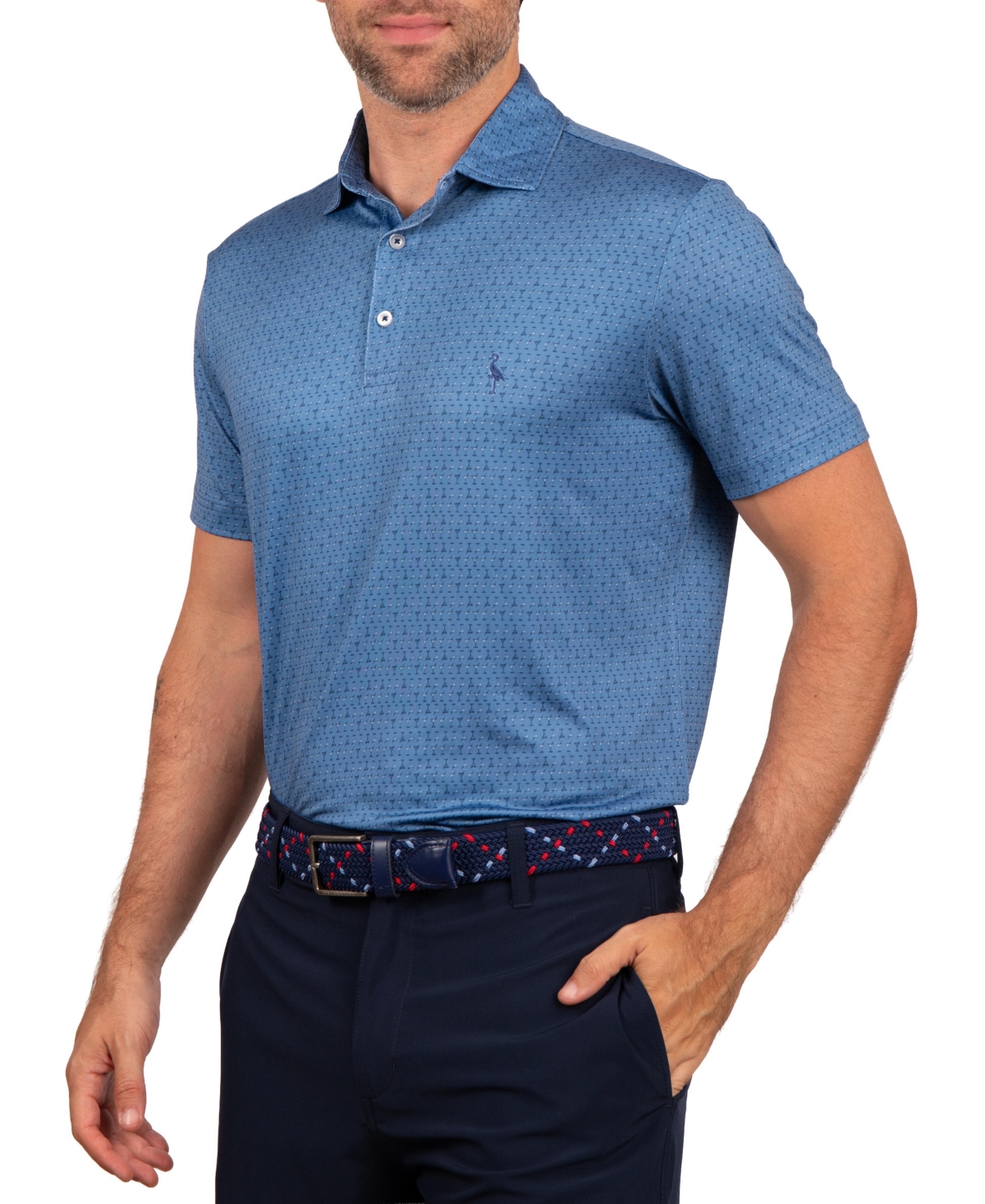 Click here for TailorByrd Mens Martini Glasses Performance Polo -... prices