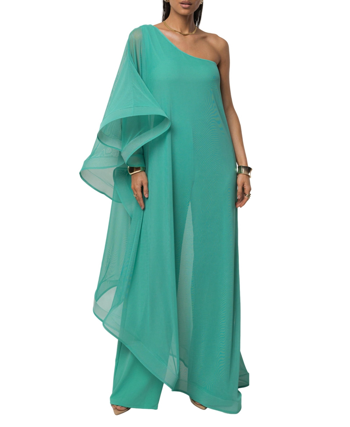 Click here for Jluxlabel Womens New Waves Jumpsuit - Green prices