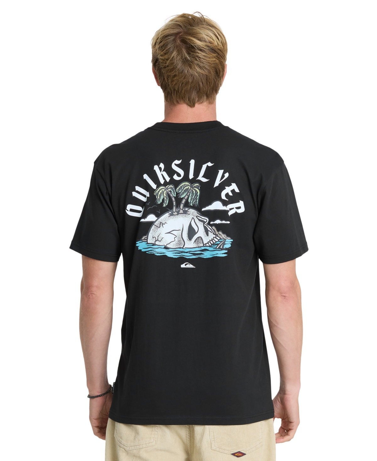 Click here for Quiksilver Mens Crewneck Graphic T-Shirt - Black prices