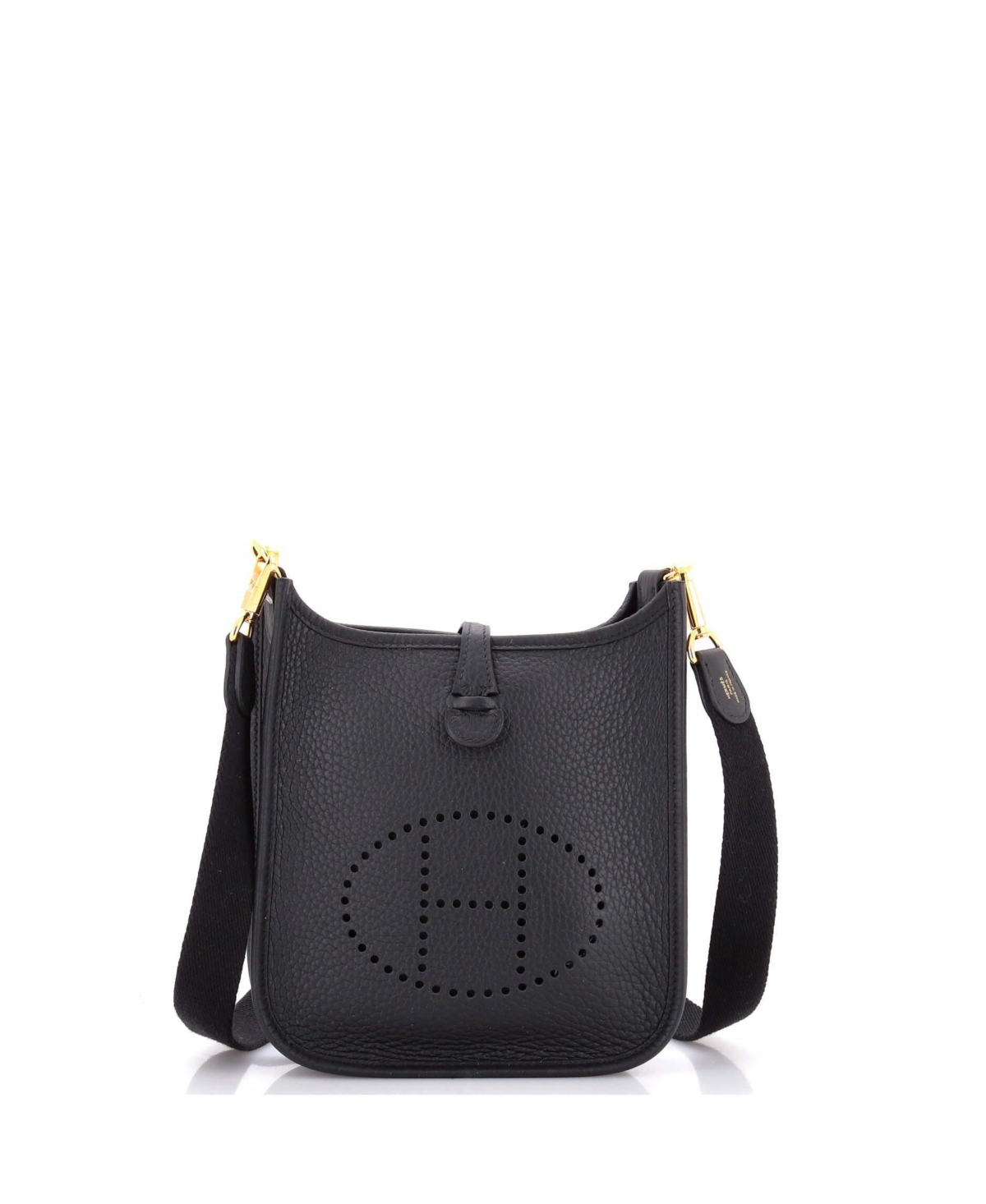 Click here for Pre-Owned HERMES Tpm Evelyne Bag Gen Iii Clemence... prices