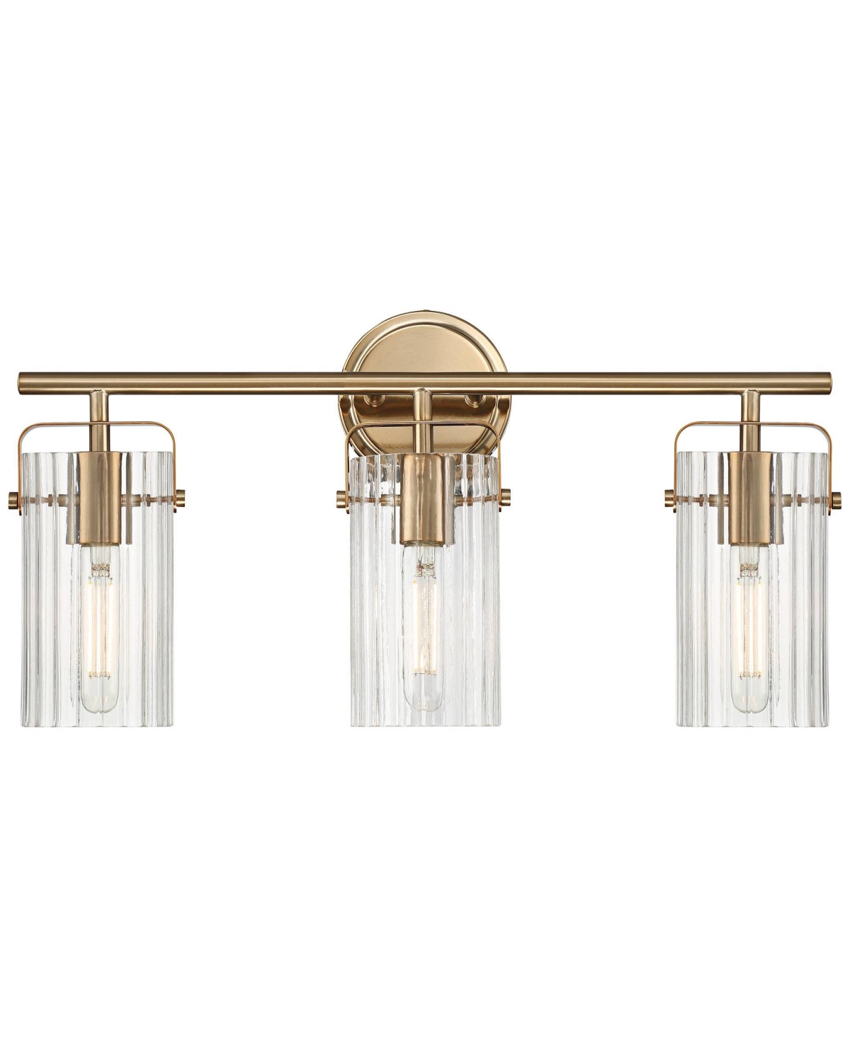 Click here for Regency Hill Emerson 22W Warm Gold Fluted Glass 3-... prices