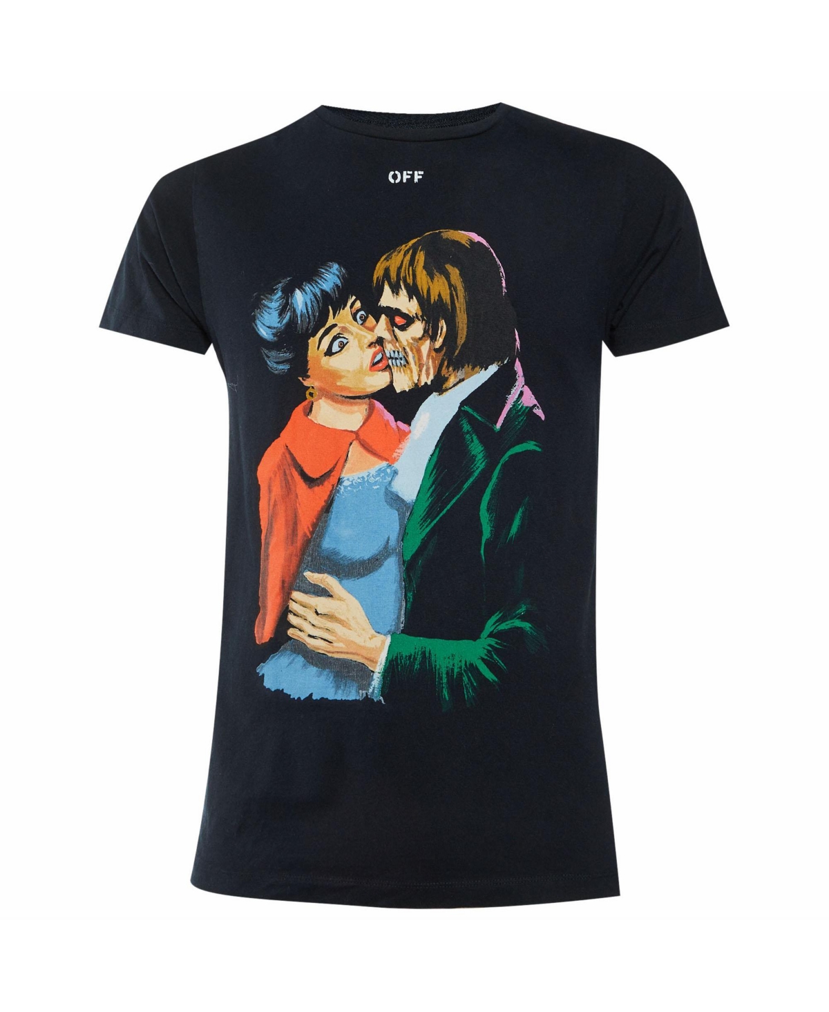 Click here for Pre-Owned Off-White Womens Kiss Graphic Cotton T-S... prices