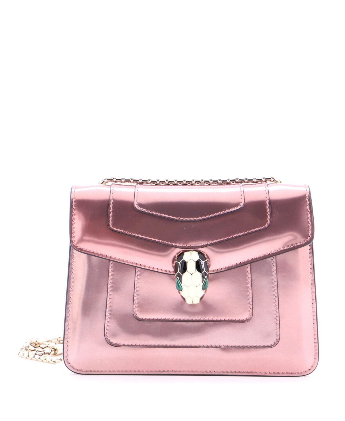 Click here for Pre-Owned Bvlgari Small Serpenti Forever Square Sh... prices