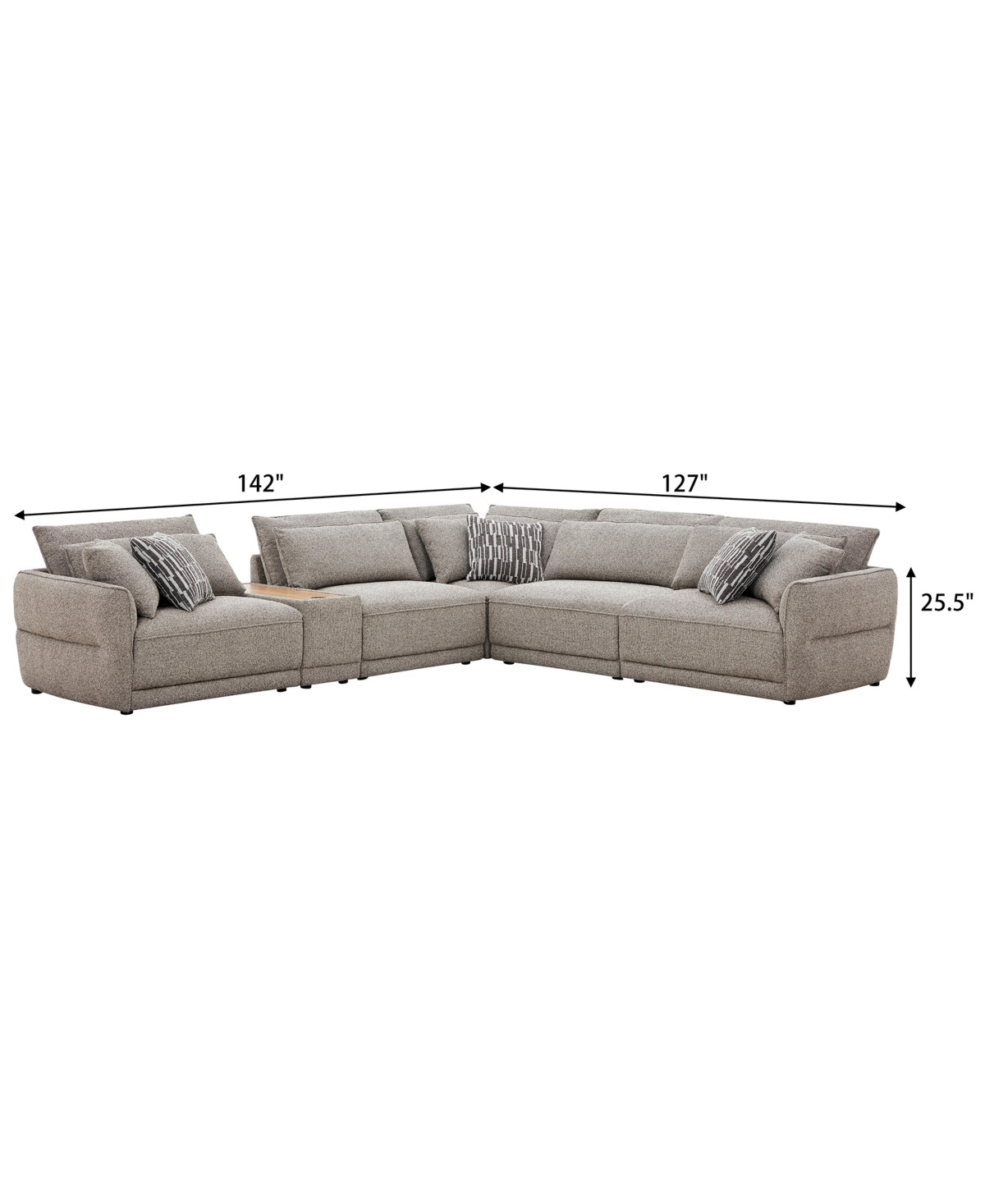 Click here for Evandro 6-Piece L-Shaped Sectional Sofa Set (Laf C... prices