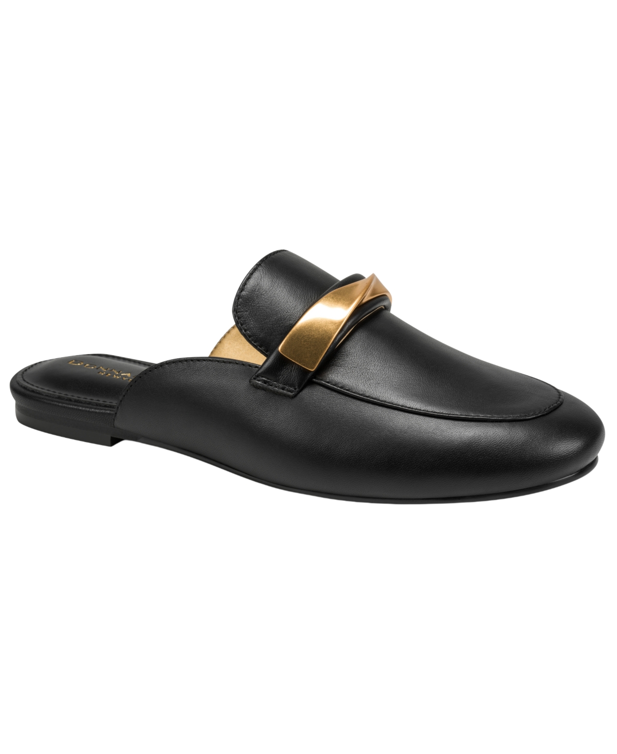Click here for Donna Karan New York Womens Dakota Mule Flats - Bl... prices