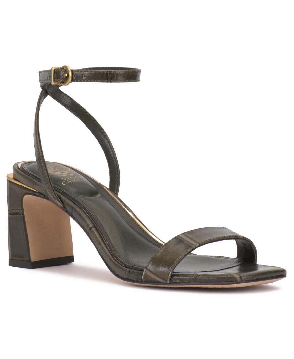 Click here for Vince Camuto Womens Hamda Two-Piece Block-Heel Dre... prices