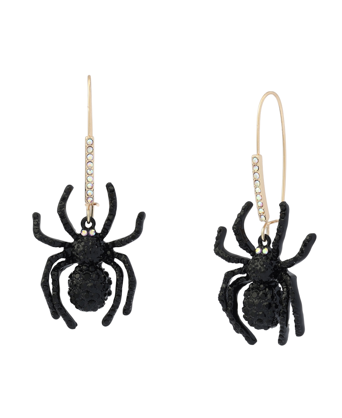 Click here for Betsey Johnson Faux-Stone Halloween Spider Dangle... prices