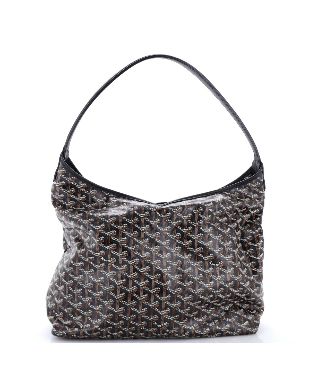 Click here for Pre-Owned Goyard Boheme Hobo Coated Canvas - Black prices