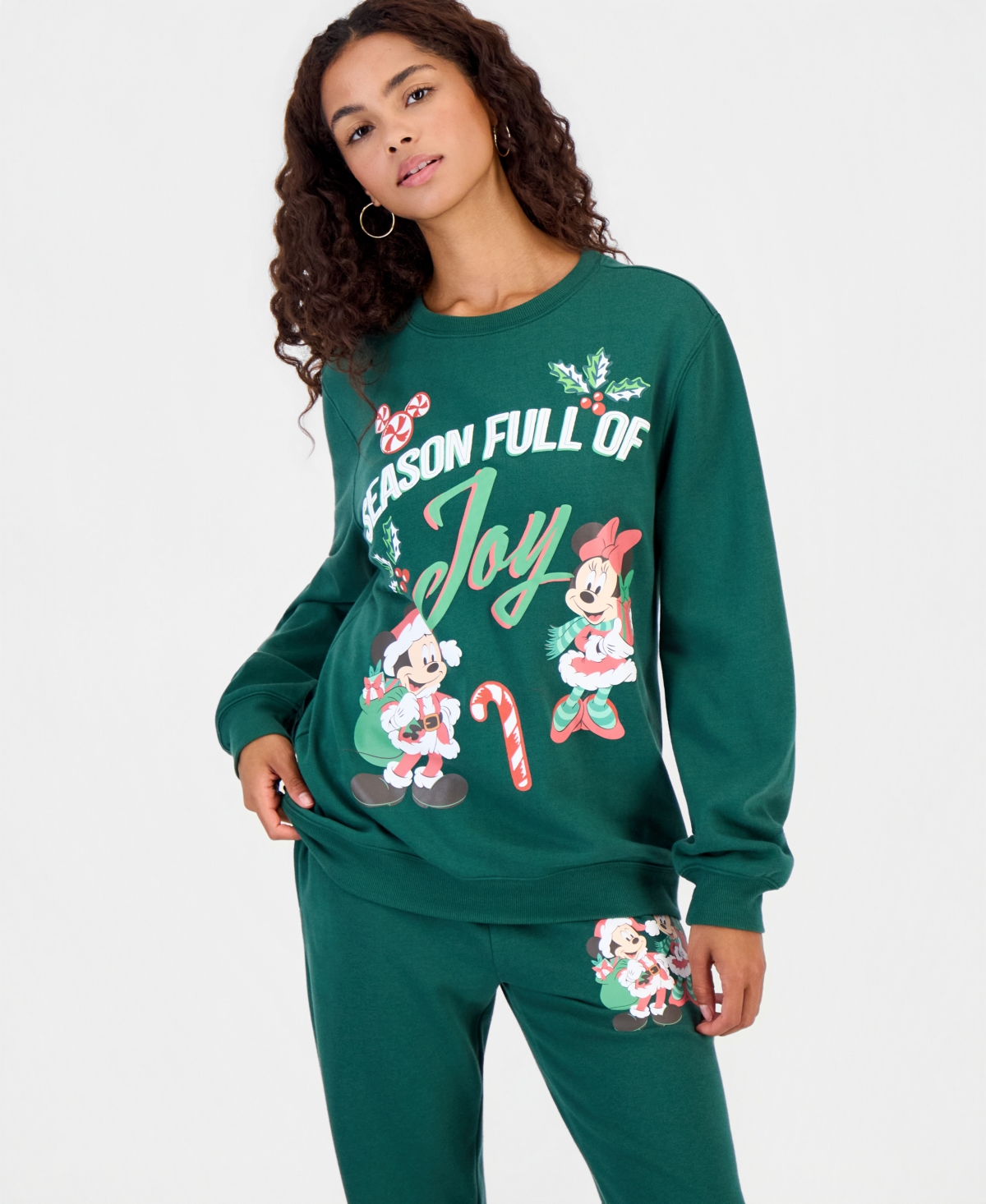 Click here for Disney Juniors Mickey Xmas Graphic Fleece Sweatshi... prices