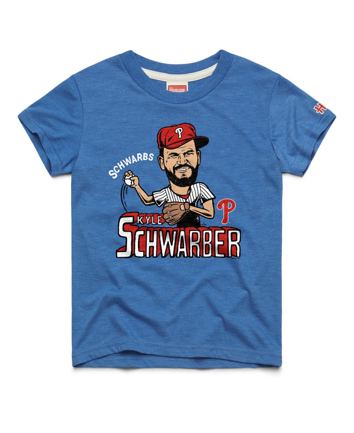 Click here for Homage Big Boys and Girls Kyle Schwarber Royal Phi... prices