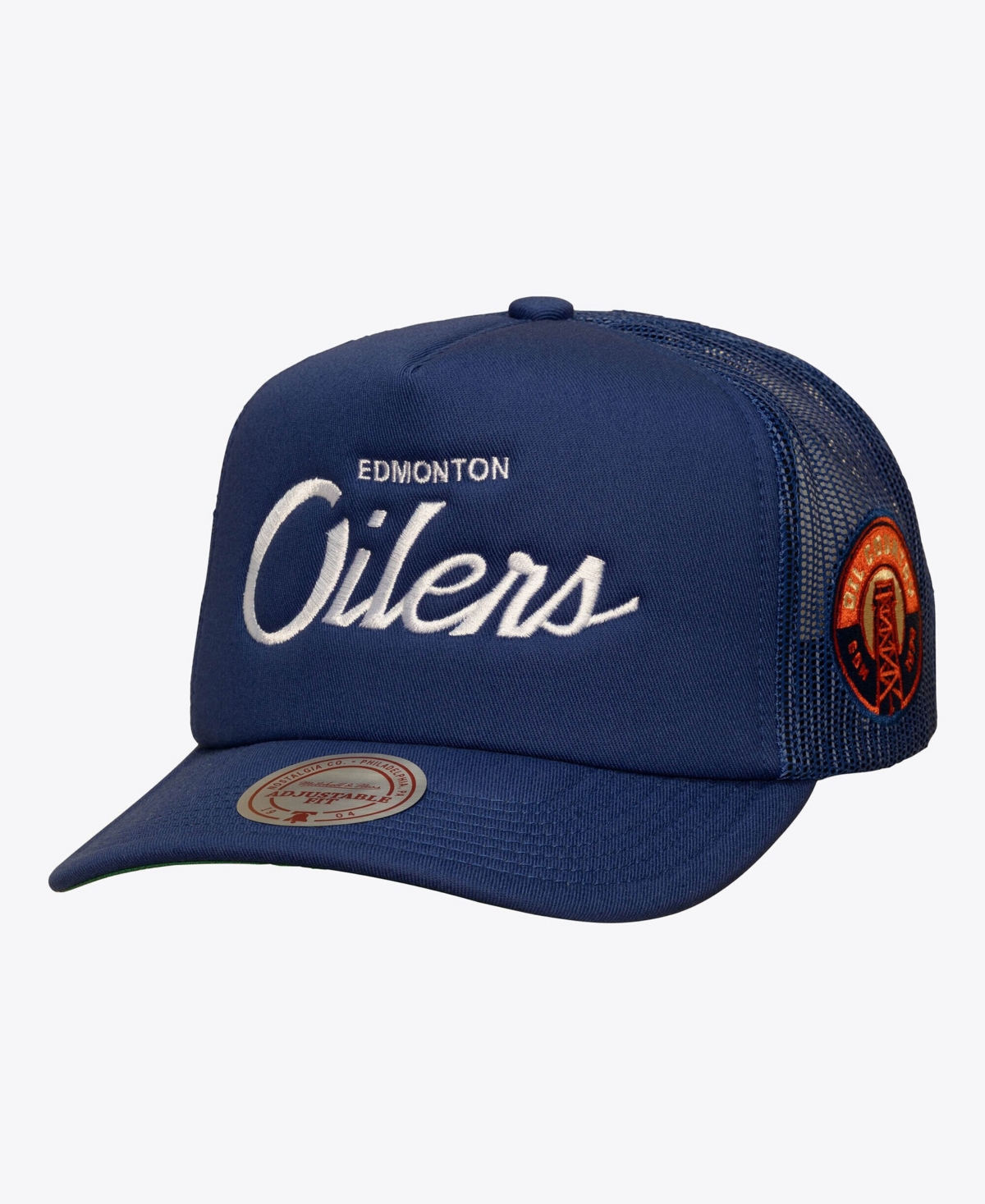 Click here for Mitchell & Ness Mens Navy Edmonton Oilers Head Coa... prices