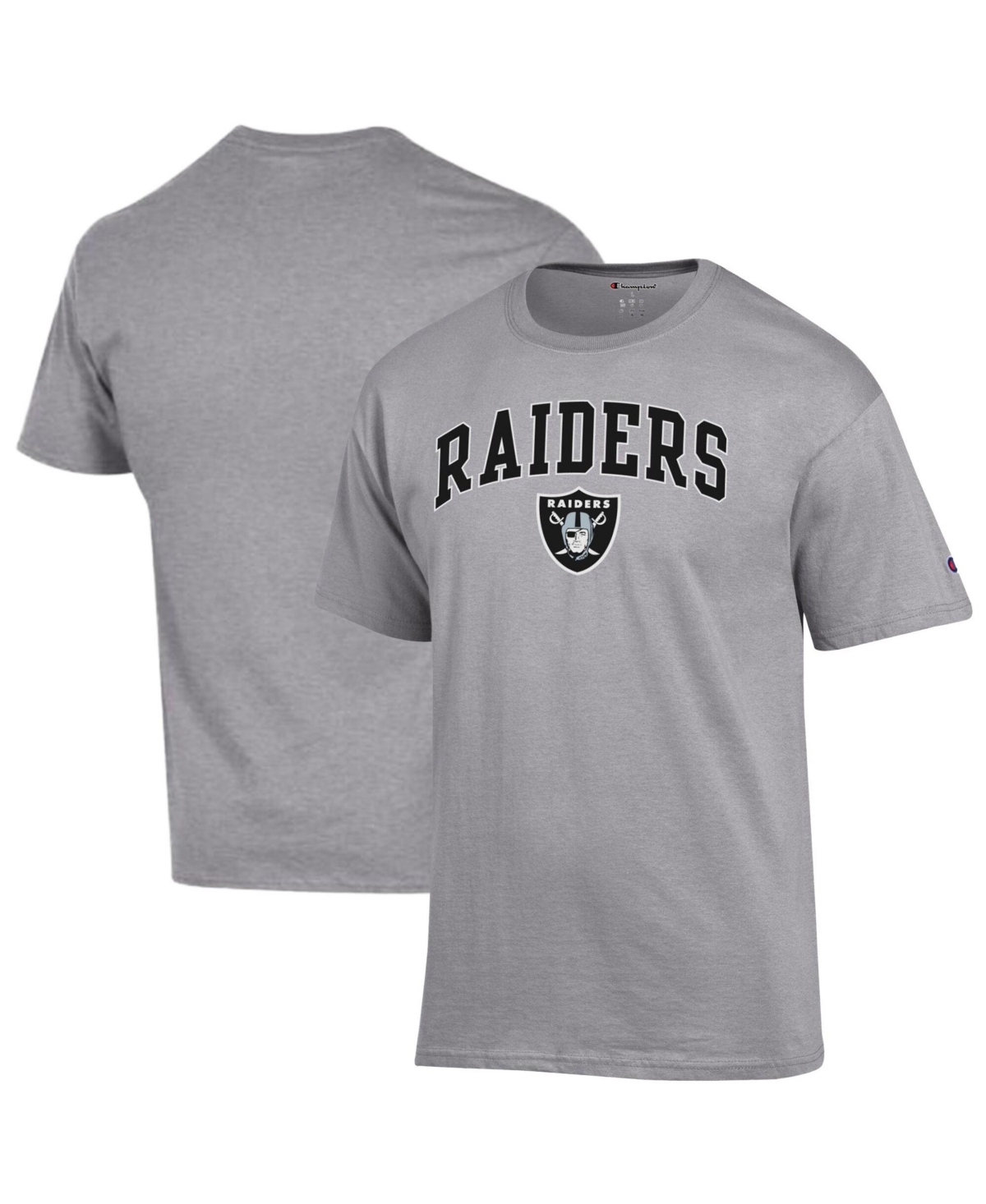 Click here for Champion Mens Gray Las Vegas Raiders Arch Over Log... prices