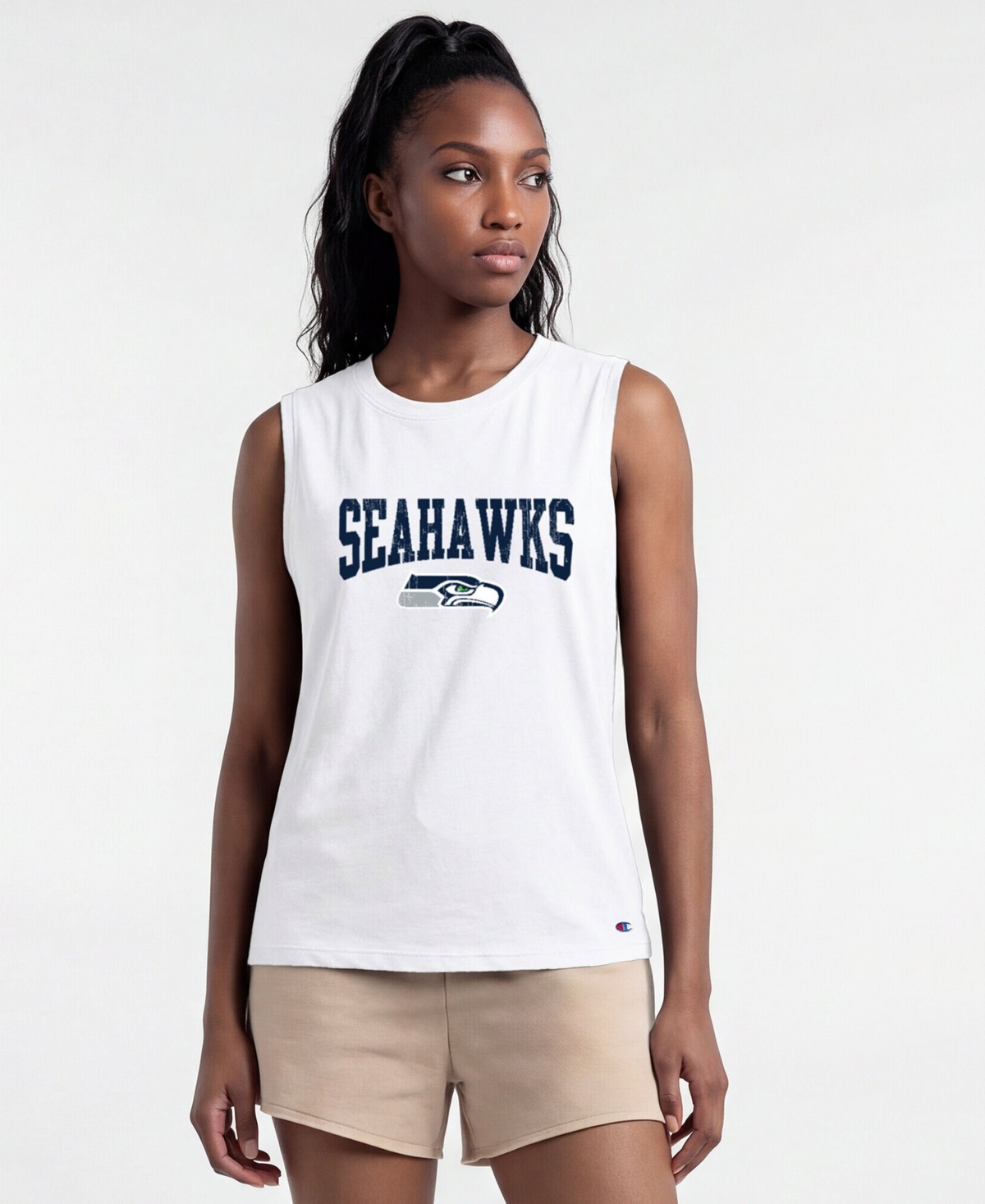 Click here for Champion Womens White Seattle Seahawks Muscle Tank... prices