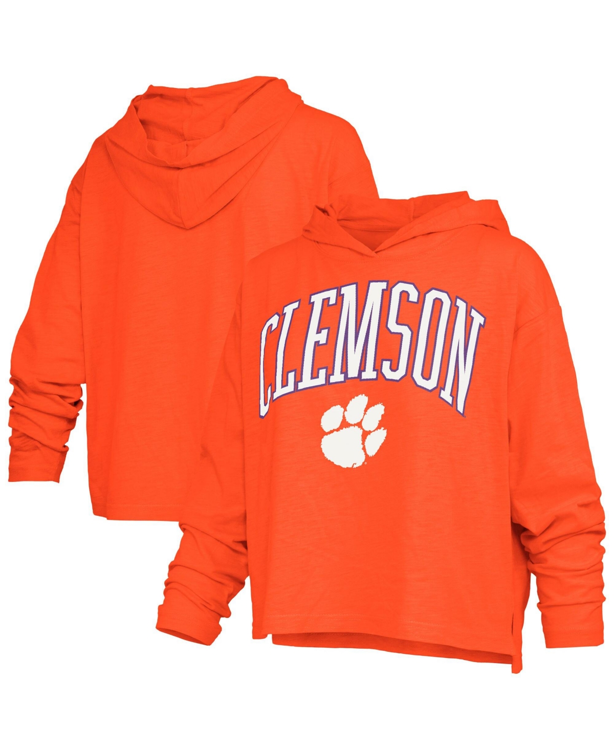 Click here for Pressbox Womens Orange Clemson Tigers Nelson Arch... prices