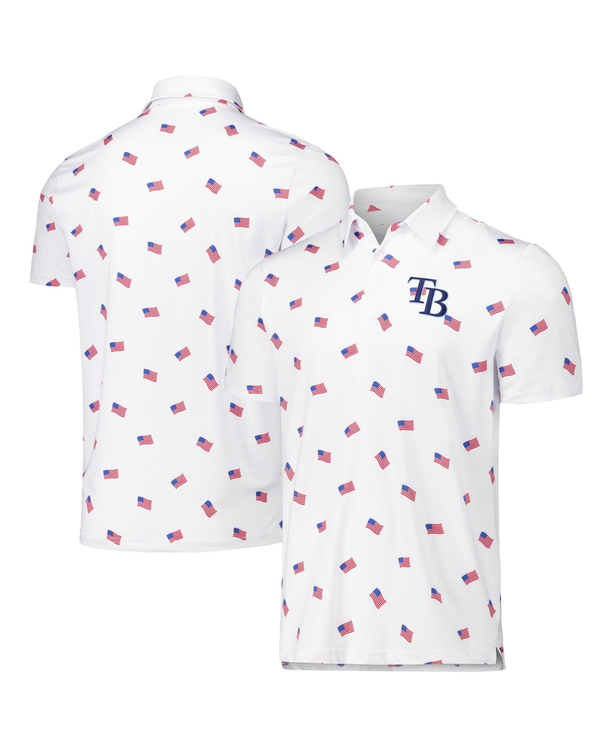 Click here for Antigua Mens White Tampa Bay Rays Americana Polo S... prices