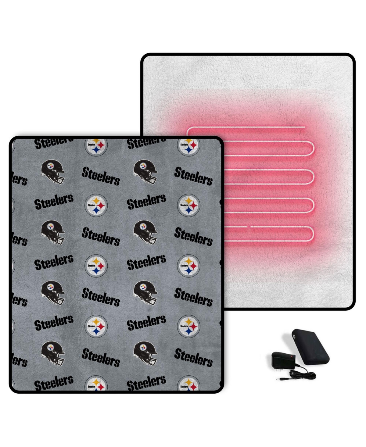 Click here for Pegasus Pittsburgh Steelers Scattered Logos 60 x 7... prices