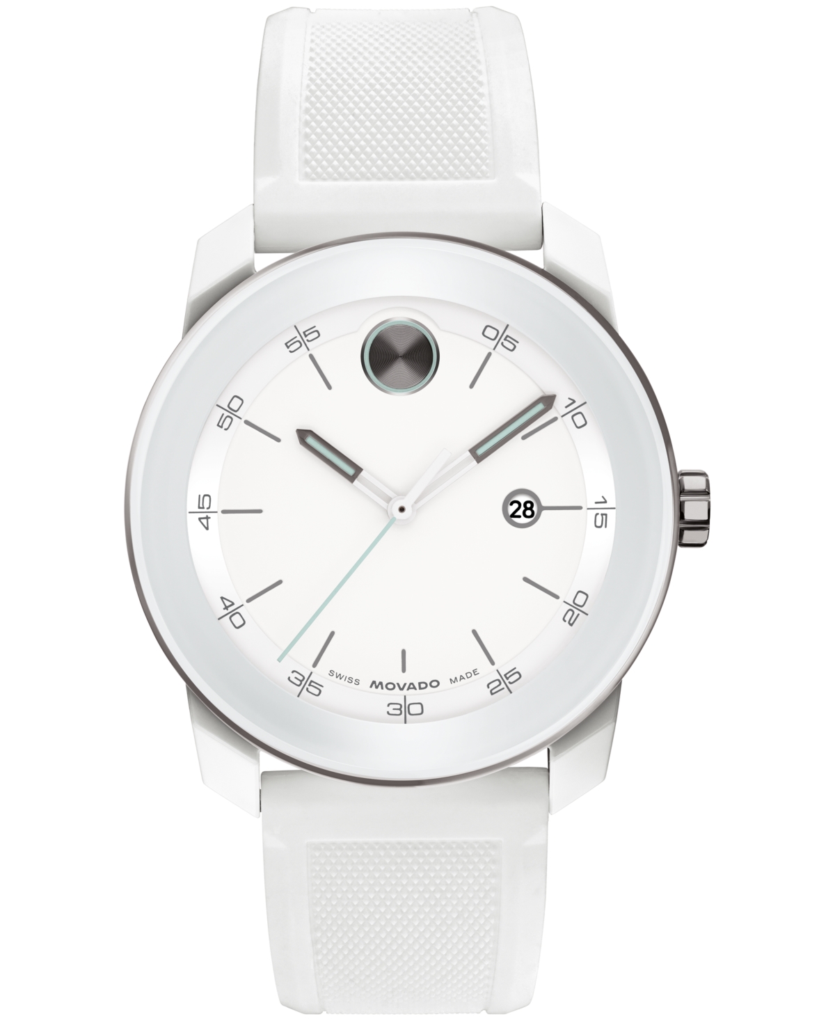 Click here for Movado Mens Bold TR90 Swiss Quartz White Silicone... prices