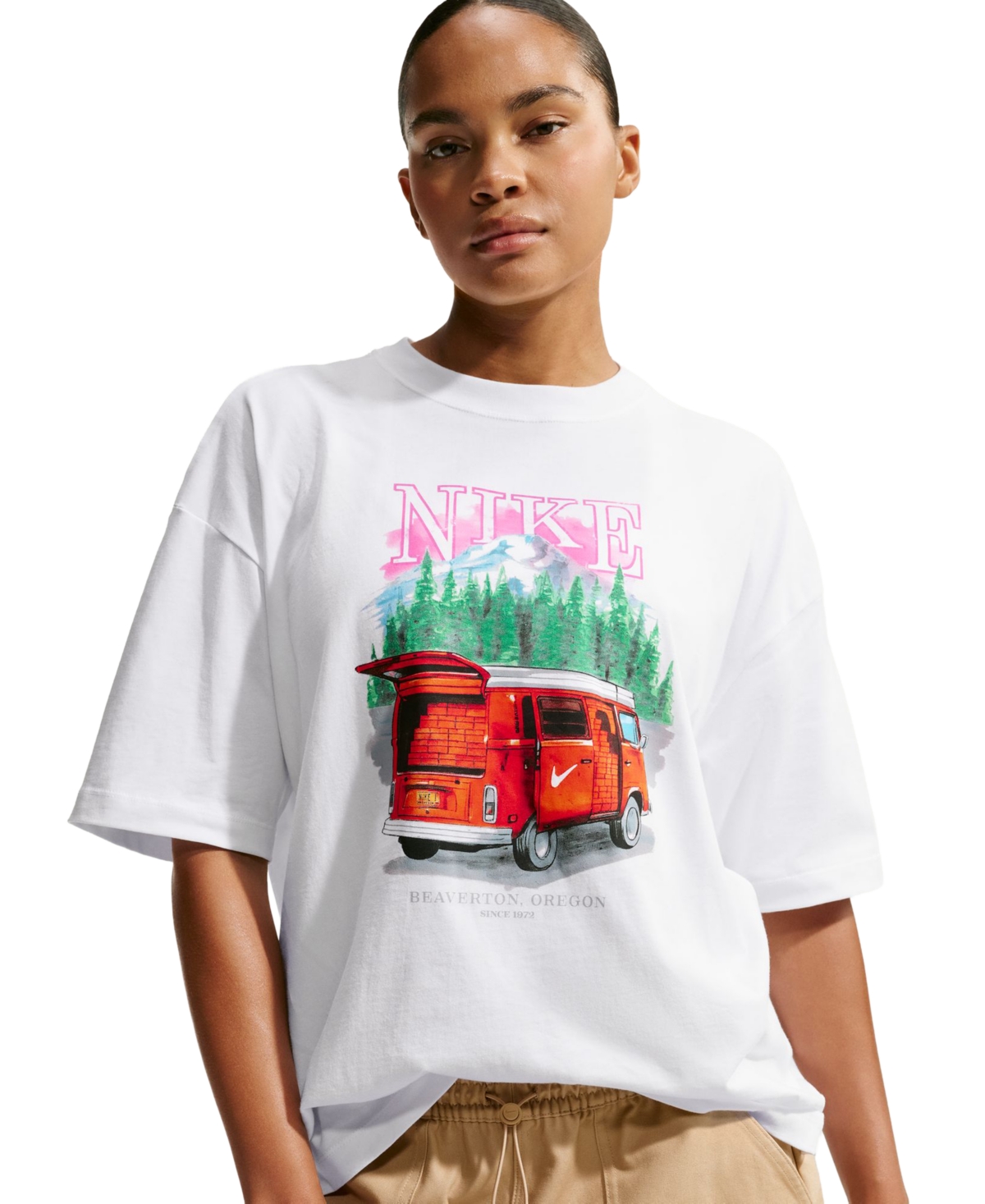 Click here for Nike Sportswear Classic Womens Oversized T-Shirt -... prices