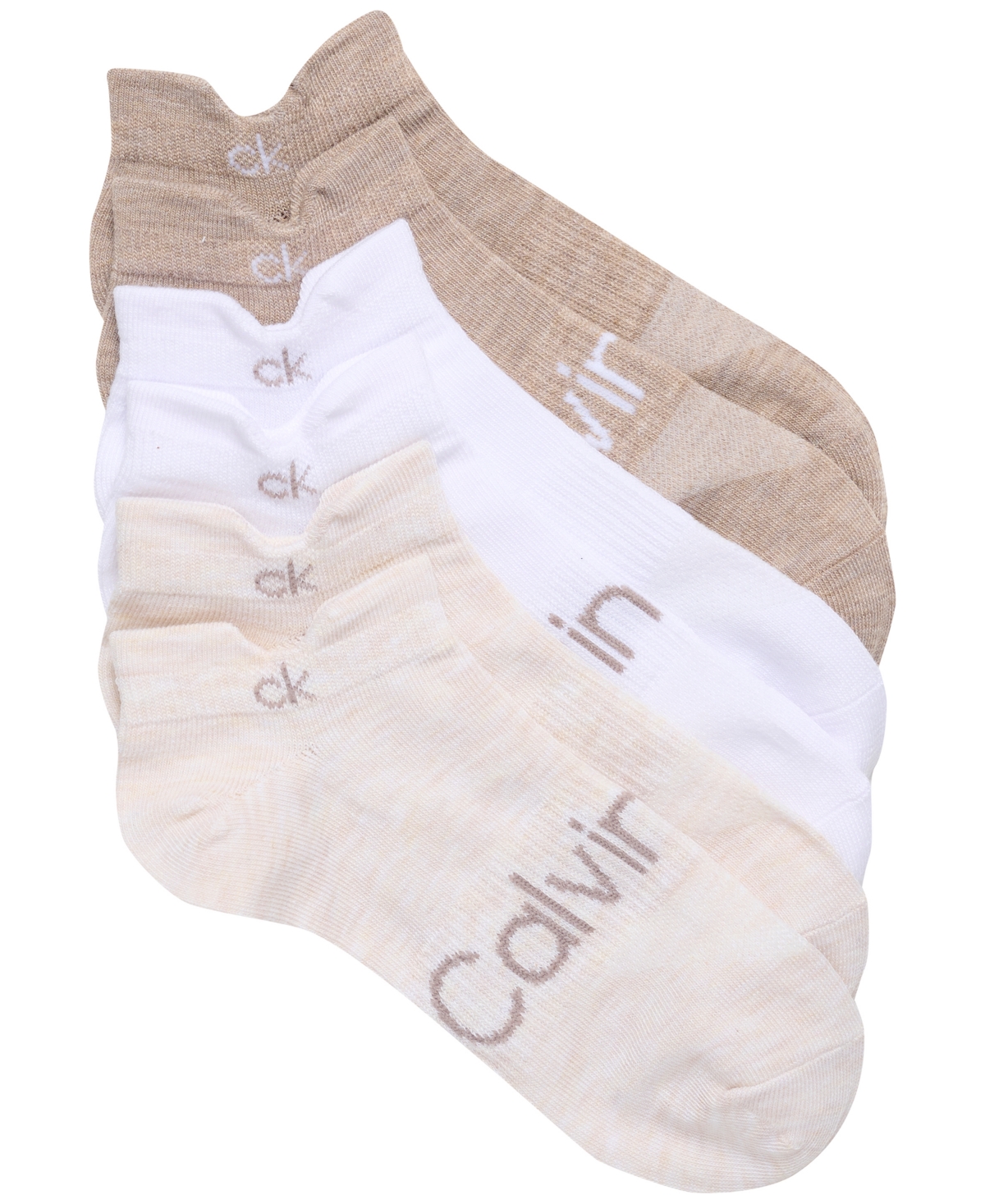 Click here for Calvin Klein Womens Flat Knit Socks  6-Pack - Neut... prices