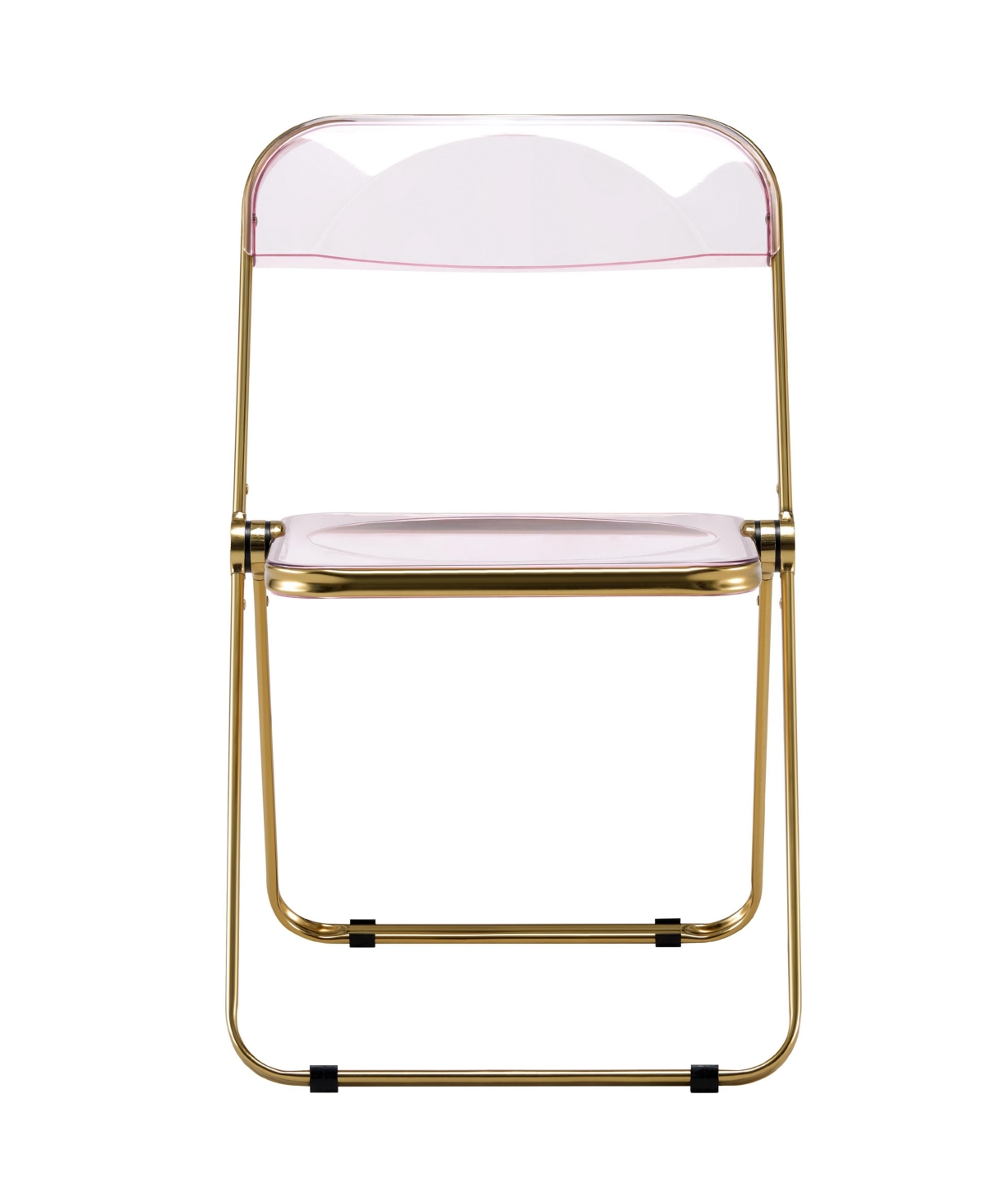 Click here for LeisureMod Lawrence Acrylic Folding Chair With Gol... prices