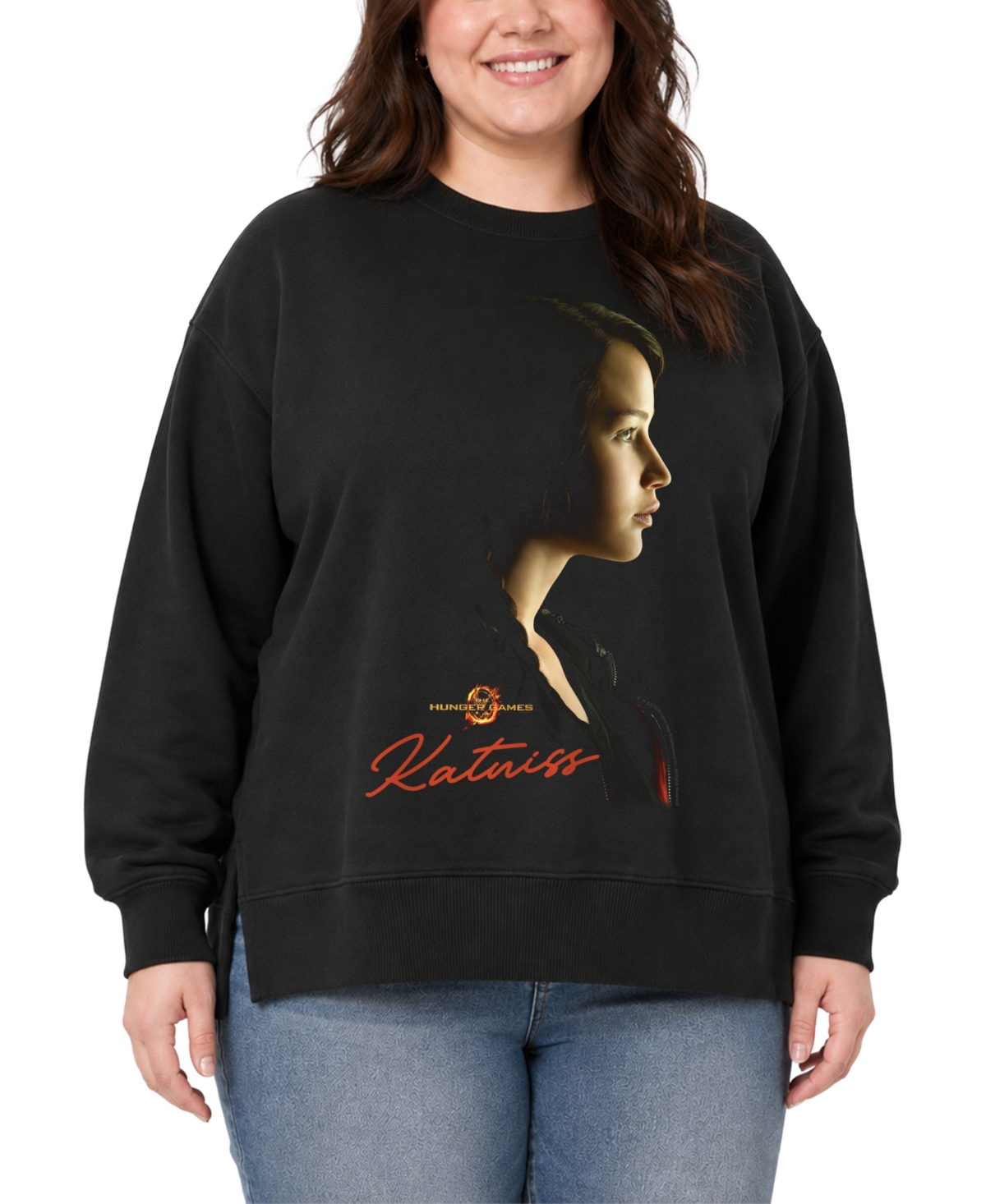 Click here for Hybrid Apparel Plus Size Katniss Portrait Fleece S... prices