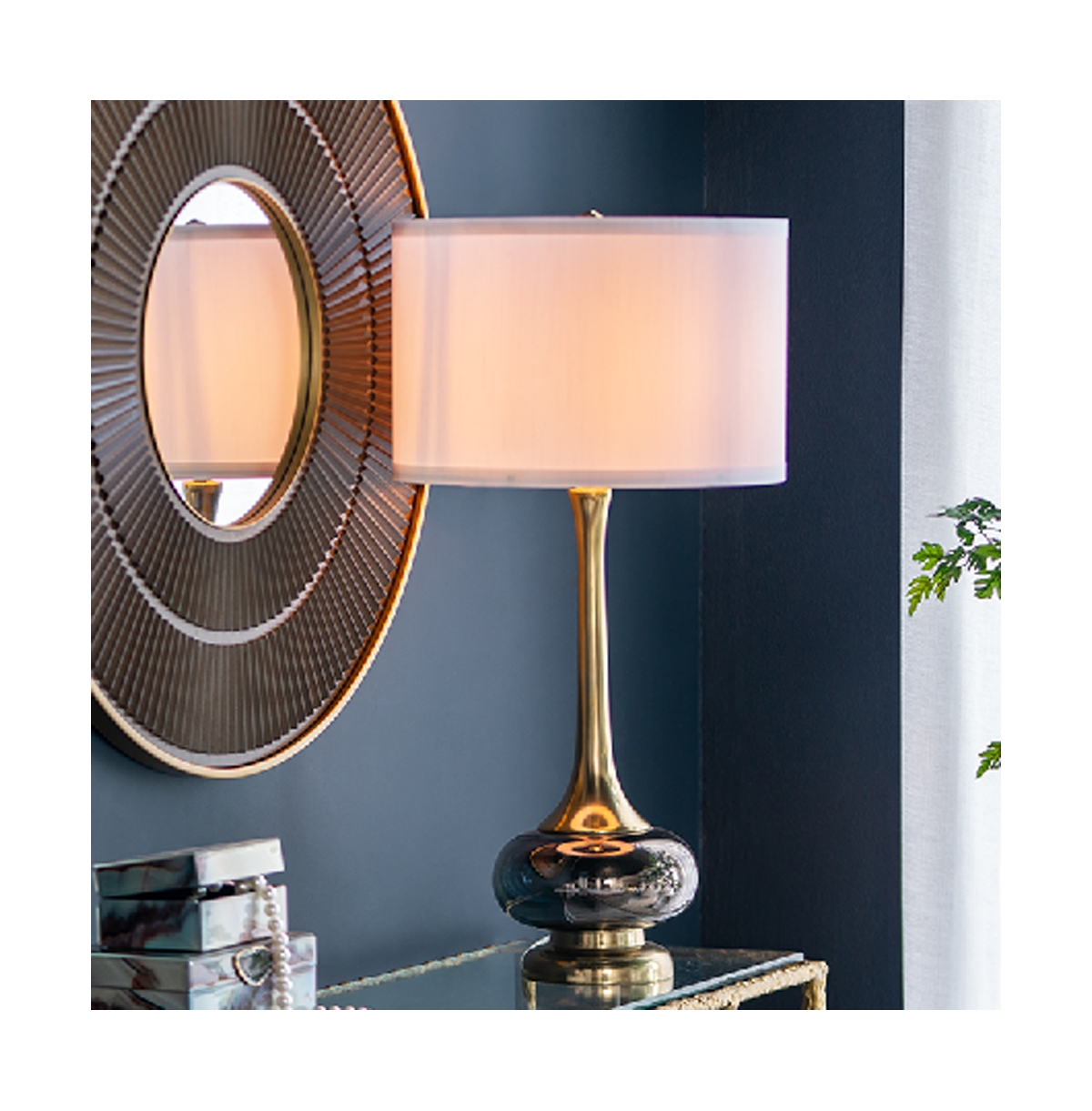 Click here for Sofucor 29 Table Lamp with Glass Drum prices
