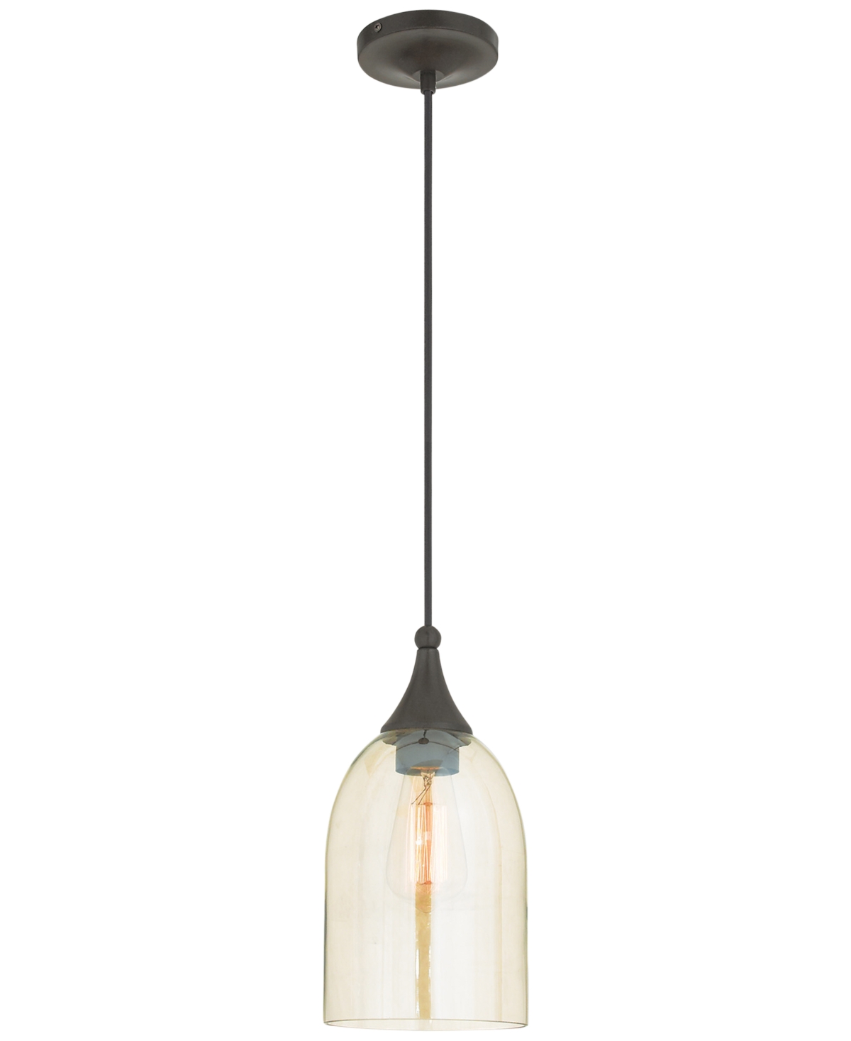 Click here for Livex Signature 1-Light 6 Mini Pendant - Dark Brow... prices
