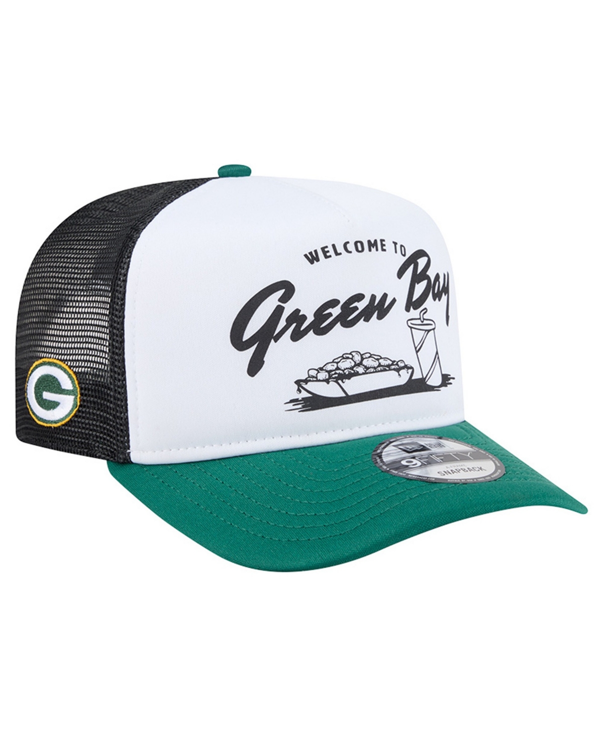 Click here for New Era Mens White/Green Green Bay Packers Foodie... prices