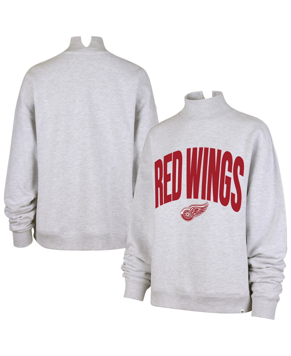 Click here for 47 Brand Womens Heather Gray Detroit Red Wings Sub... prices
